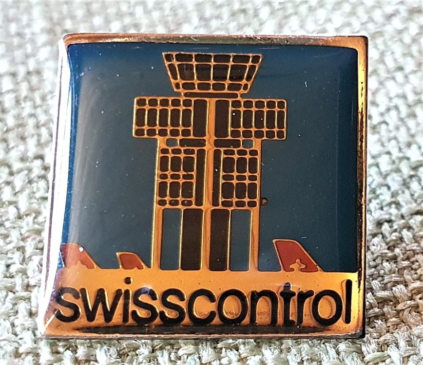 F491 - Pin Swisscontrol Tower Swissair (Gebraucht) in Reinach BL für ...