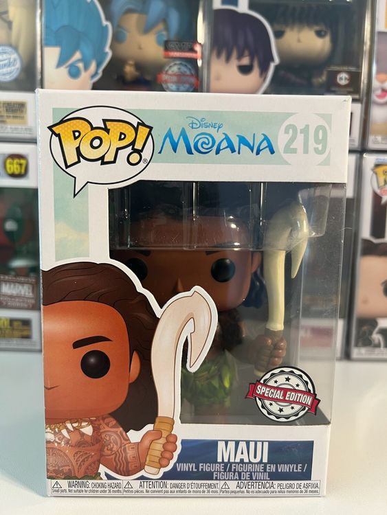 Funko POP! Disney Moana Maui (Hook Raised) Edition Limitée (Neuf avec ...