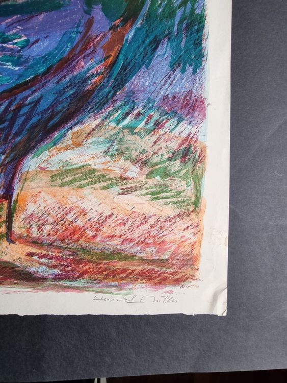 HEINRICH MÜLLER LITHOGRAPHIE SIGNIERT NUMMERIERT (Gebraucht) in Gersau für CHF 38 – mit ...
