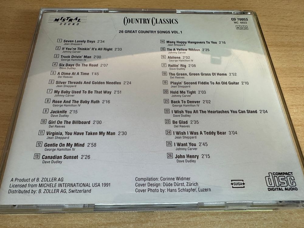 Various – Country Classics (26 Great Country Songs Vol. 1) (Gebraucht ...