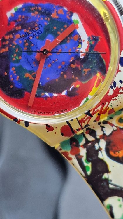 1992 Swatch Vintage Sam Francis Art Special LIMITED (4642) (Neu und ...