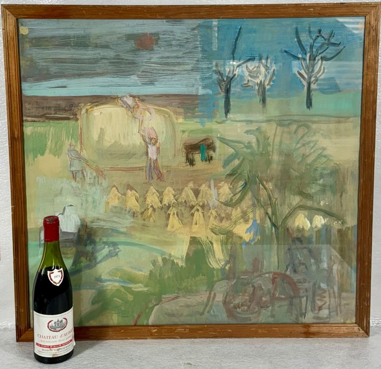 Maurer, Adolf Eugen (1885-1961) Grosses Mischtechnik Gemälde (Gebraucht) in Root für CHF 35 ...