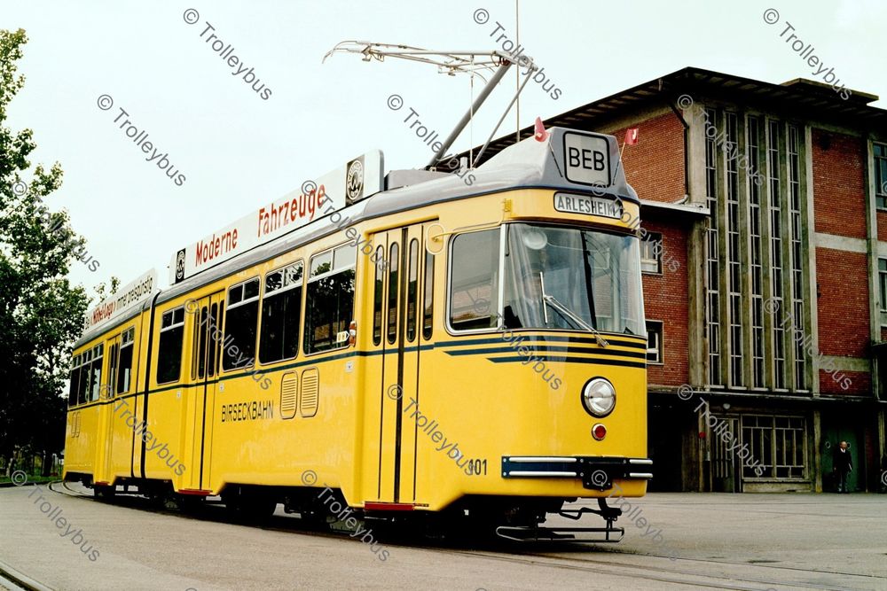 BEB BLT Schindler Tram Nr. 101 (1971) Werkaufnahme BTM086 (Neu (gemäss ...