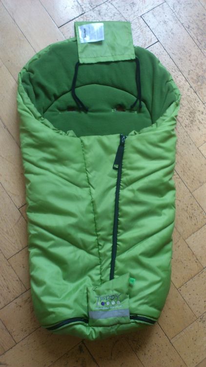 Wintersack für Kinderwagen, grün (Gebraucht) in Basel für CHF 13 – mit ...