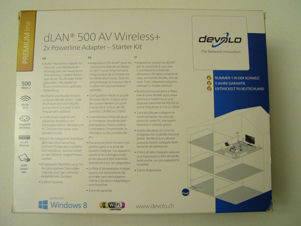 DEVOLO dLan 500 AV Wireless+ | Kaufen auf Ricardo