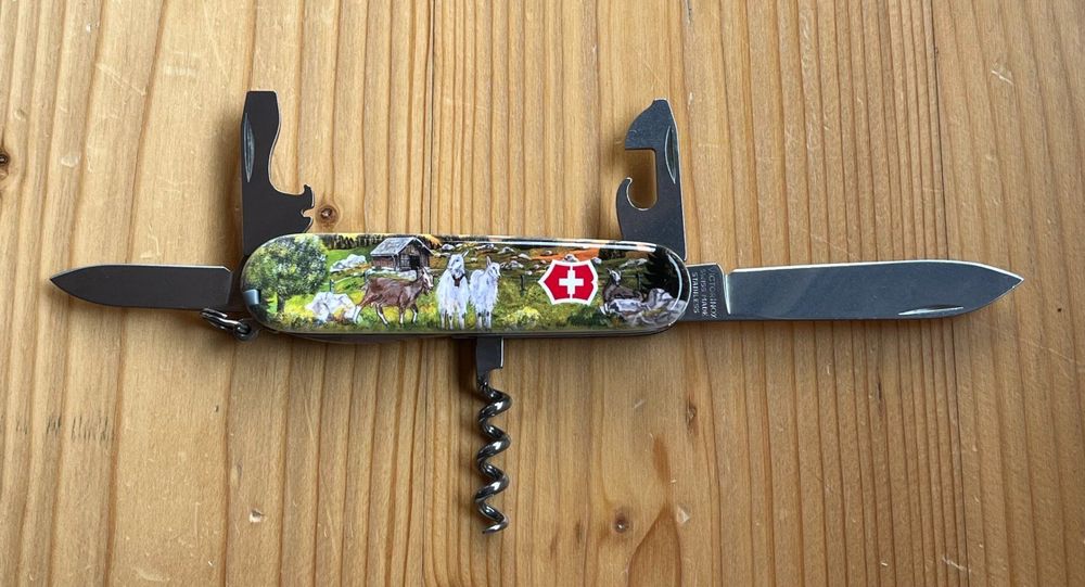 Bauern, Brauchtum Spartan Victorinox Taschenmesser Ziege (Neu und originalverpackt) in Herisau ...