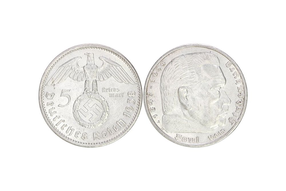 Deutschland, 3. Reich, 5 Reichsmark von 1938 A, vz + | Kaufen auf Ricardo