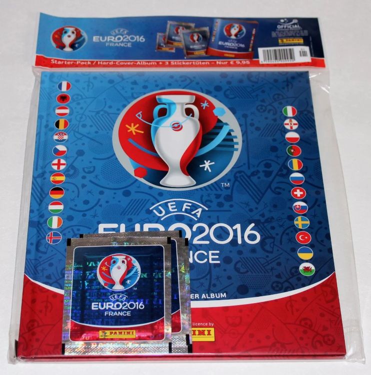 panini euro 2016 hardcover leeralbum starter pack (Neu (gemäss ...