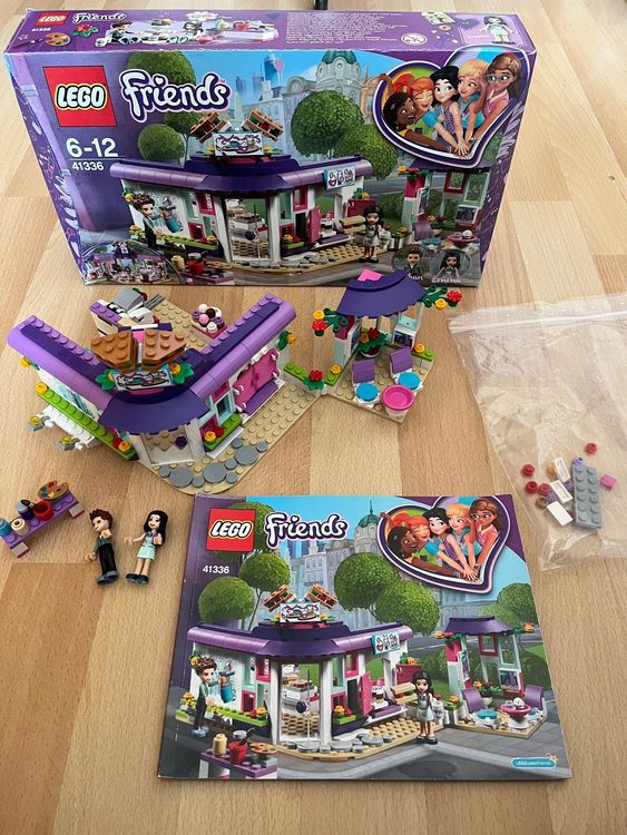 Lego friends Emmas Künstlercafé mit Bauanleitung 41336 (Gebraucht) in ...