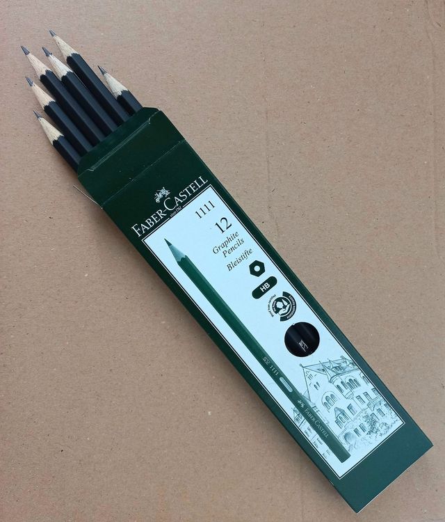 FABER-CASTELL Bleistift 12 Stück, sechseckig, Härtegrad: HB | Kaufen ...