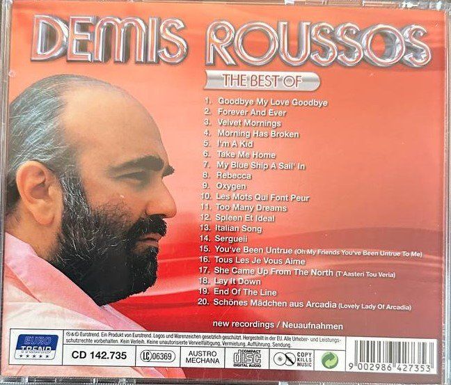 Demis Roussos - The Best Of - CD - Top Zustand - Rarität (Gebraucht) in ...