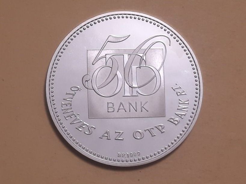 Ungarn 1 Unze Silber 50 Jahre OTP Bank 1949-1999 999.0 (Gebraucht) in Buchs SG für CHF 33 – mit ...
