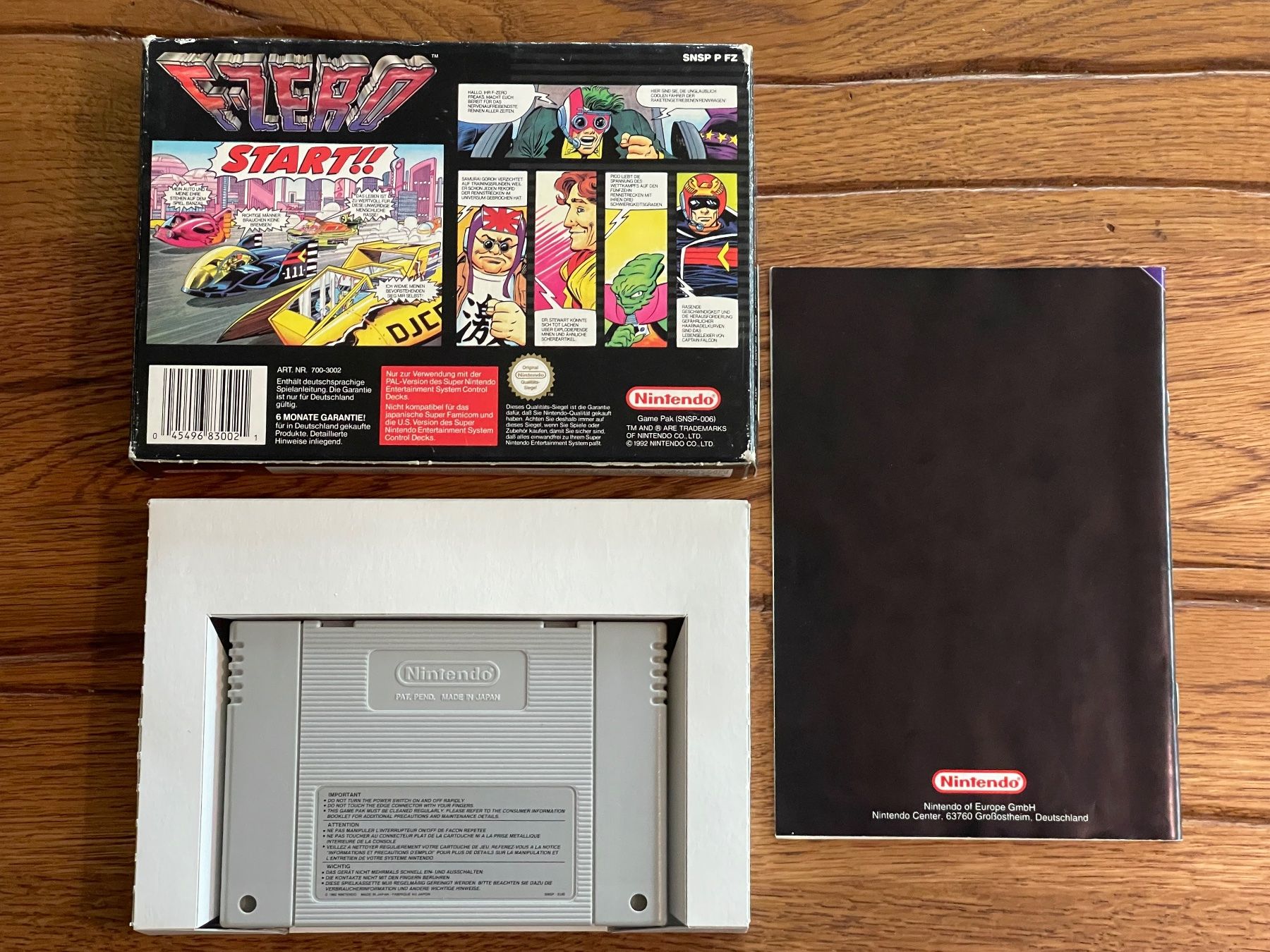 F-ZERO Super Nintendo - SNES - Modul wie Neu , in OVP (Gebraucht) in ...