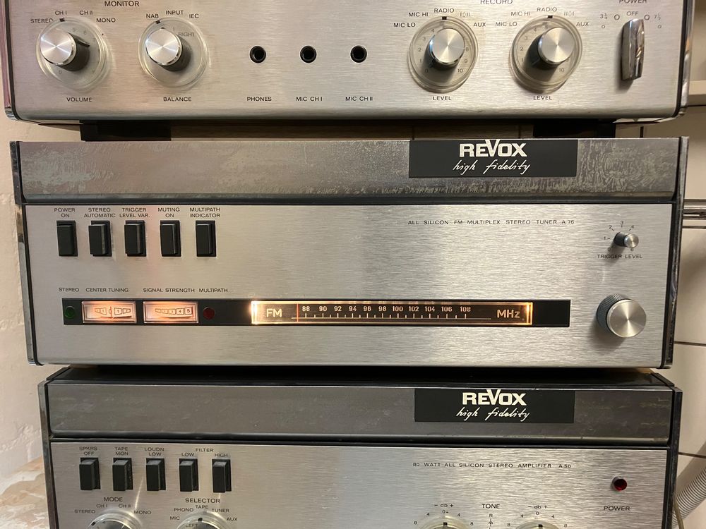 Revox a77/a50/a76 anlage (Gebraucht) in Zunzgen für CHF 299 – nur ...