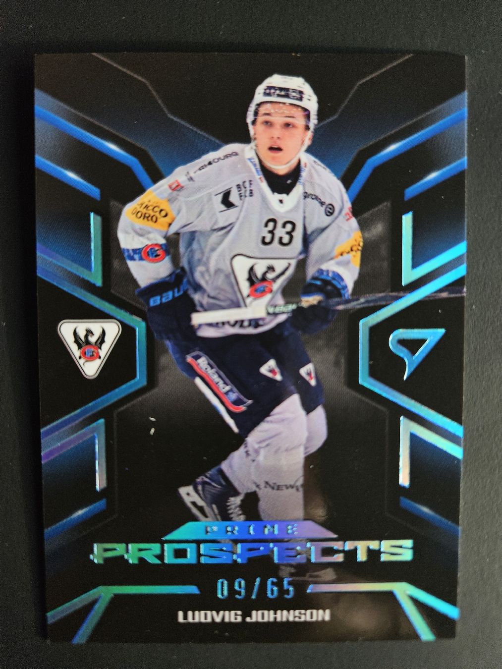 Ludvig Johnson HC Fribourg Gotteron Prime Prospects Blue /65 (Neu ...