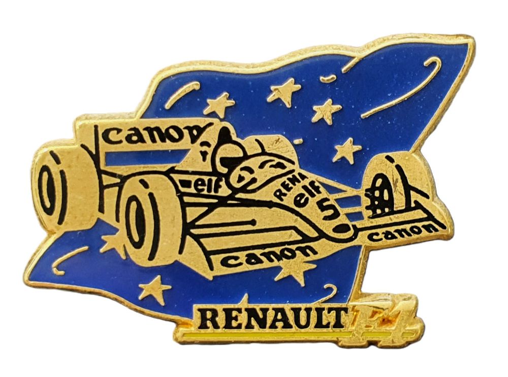 U566 - Pin RENAULT F1 Rennwagen Canon elf Europa | Kaufen auf Ricardo