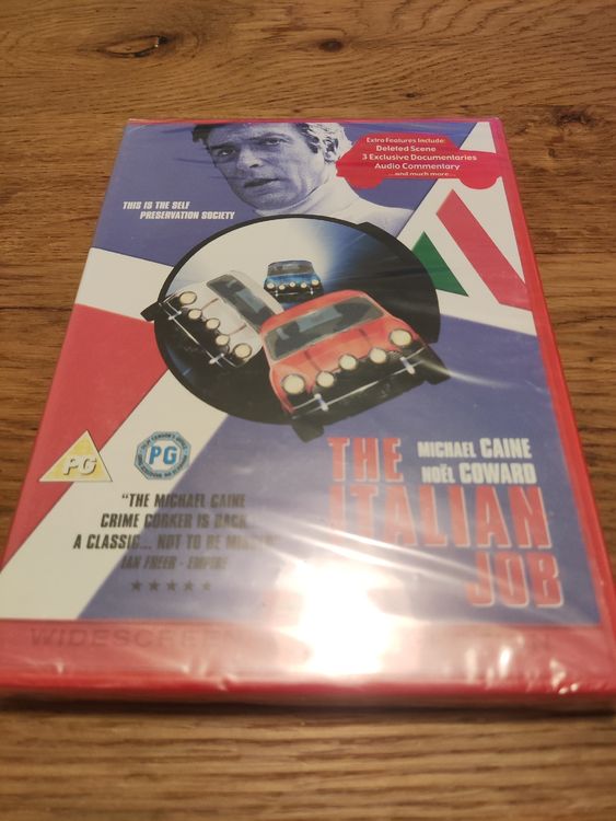 The Italian Job mit Michael Caine von 1969 (DVD) NEU und OVP (Neu und ...