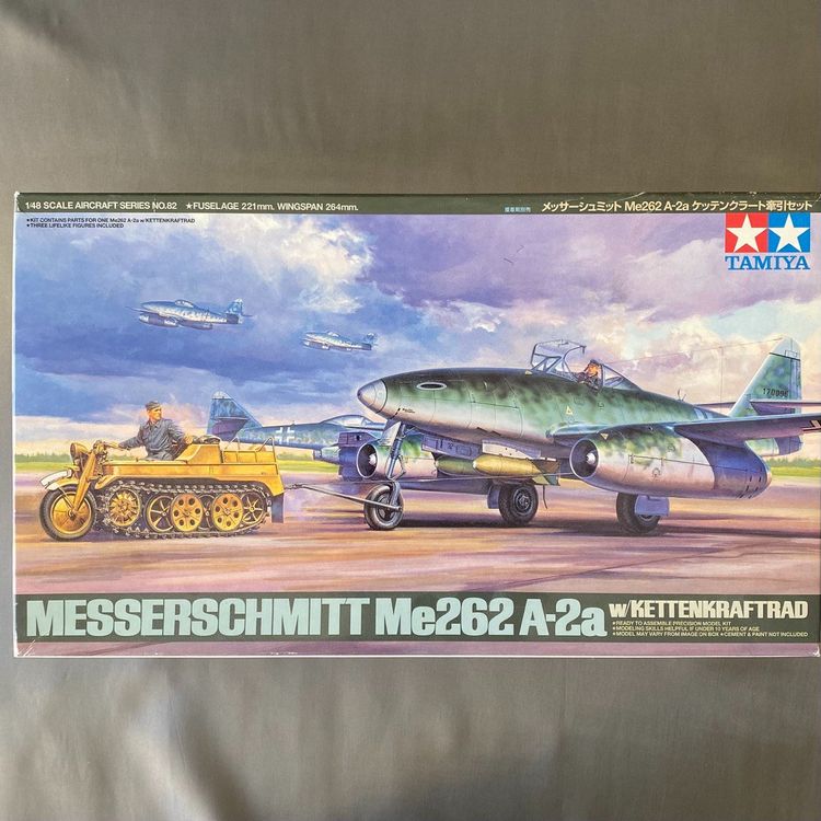 Tamiya Messerschmitt Me 262 A-2a 1/48 (Neu (gemäss Beschreibung)) in ...