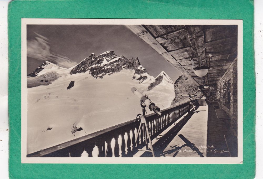 Jungfraujoch Berghaus Galerie mit Jungfrau 1929 (Gebraucht) in Herisau für CHF 1 – mit Lieferung ...