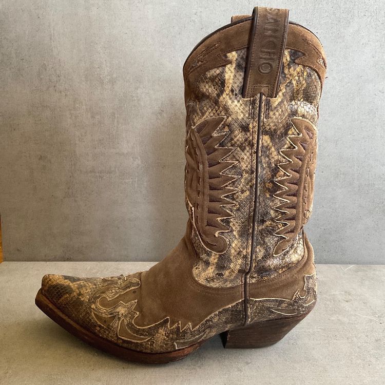 Sancho Leather Cowboy Boots Snake Stiefel Vintage (Gebraucht) in Bern ...