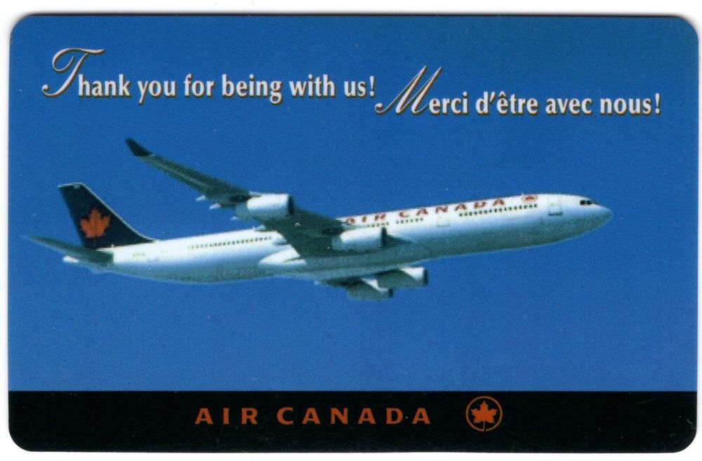 AIR CANADA - seltene IDC Prepaid Calling Card aus Amerika (Gebraucht ...