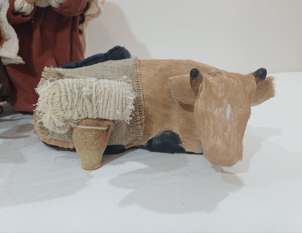 Schwarzenberger Krippenfiguren: Maria & Josef mit Ochse (Gebraucht) in ...