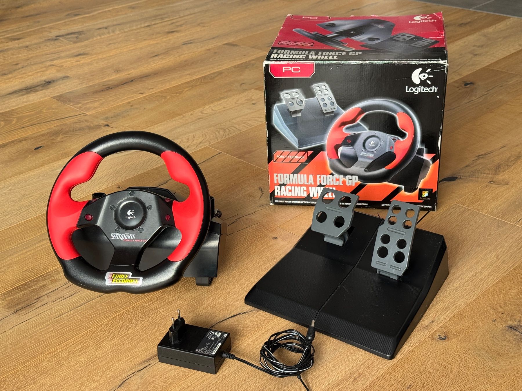 Logitech Formula Force GP - Lenkrad und Pedalerie in OVP (Gebraucht) in ...