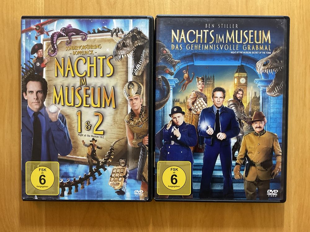 3 DVDs - Nachts im Museum 1, 2 & 3 | Kaufen auf Ricardo