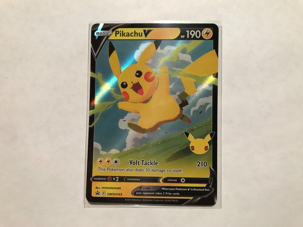Pikachu V 25th Anniversary Celebrations EN | Kaufen auf Ricardo