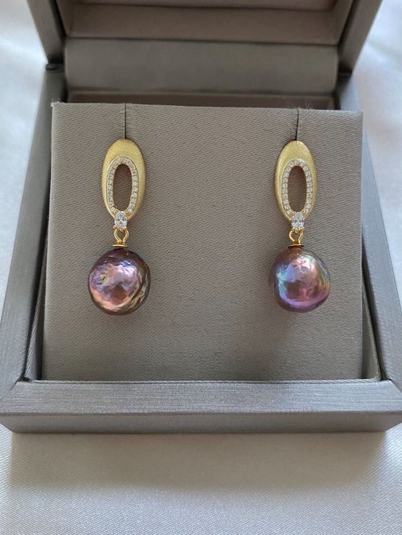 Barock Perlen Ohrringe/Echte | Kaufen auf Ricardo