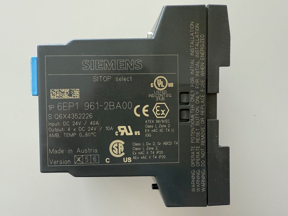 Siemens 6EP1961-2BA00 Sitop select Diagnostics Module TOP (Gebraucht ...