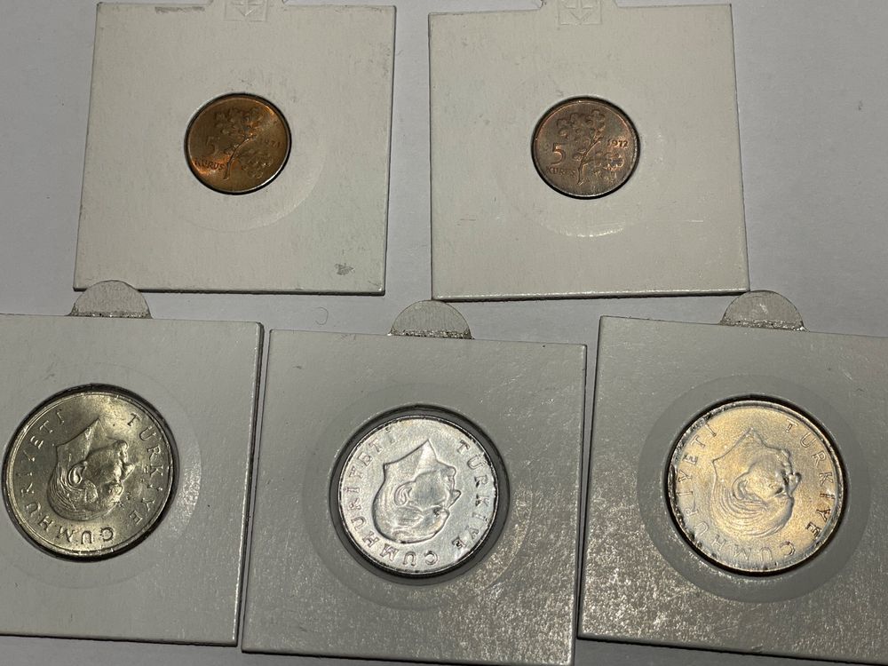 5 stk. div münzen türkei (70) (Gebraucht) in Bonstetten für CHF 1 – mit Lieferung auf Ricardo kaufen