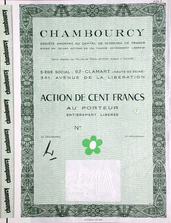 Chambourcy SA, Clamart (Hauts-de-Seine) (Gebraucht) in für CHF 1 – mit ...