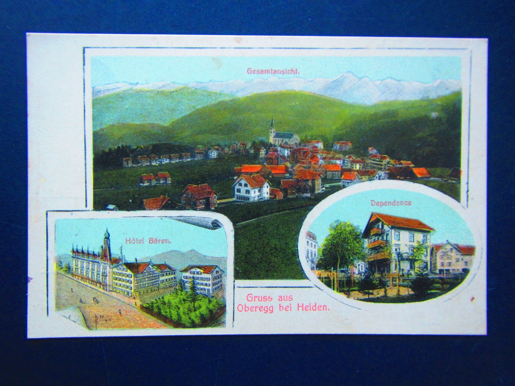 Antike Ansichtskarte Oberegg AI (Hotel Bären mit Dépendance) (Gebraucht) in Appenzell für CHF 10 ...