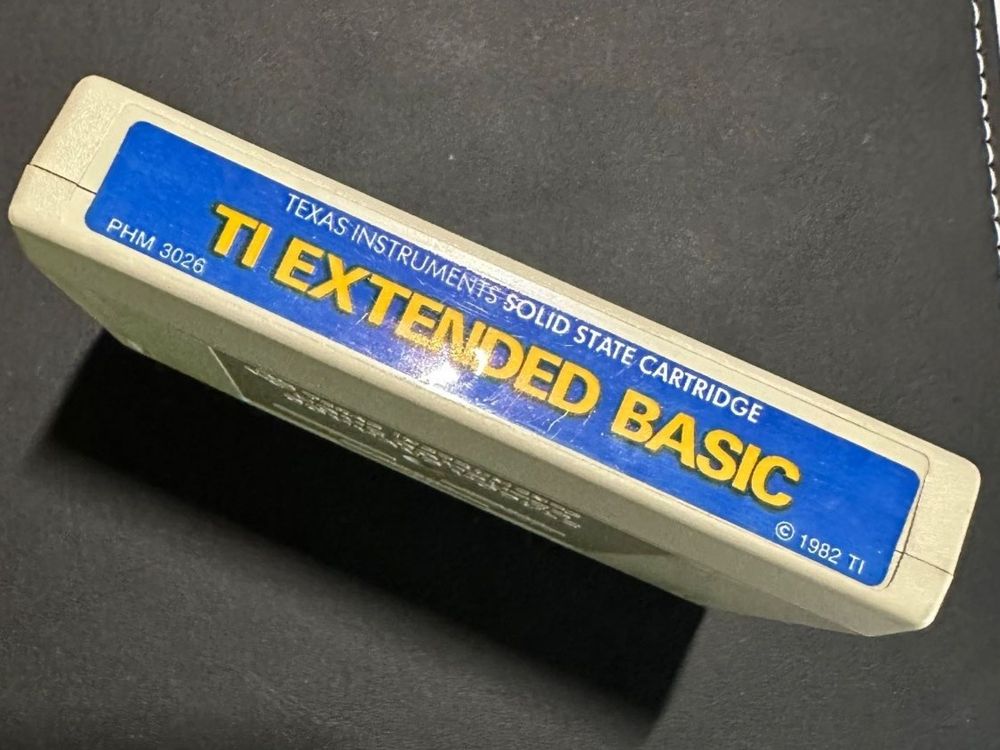 TI 99/4a - TI Extended BASIC (Cartridge&Buch) | Kaufen auf Ricardo