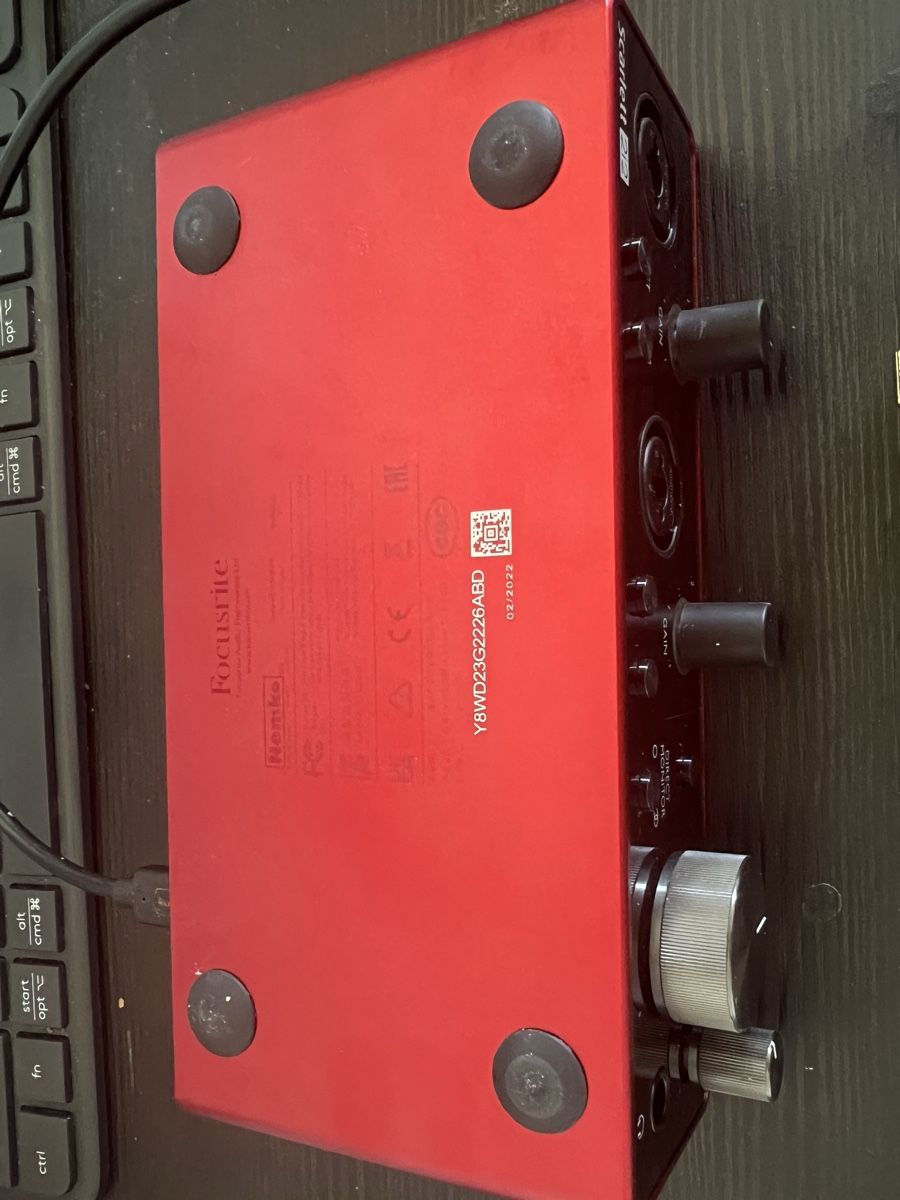 Focusrite Scarlett 2i2 USB Audio Interface - Top Zustand! (Gebraucht ...
