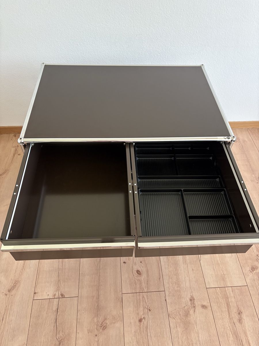 USM Haller Rollcontainer mit 2 Schubladen & Klappfach – Top (Neu ...