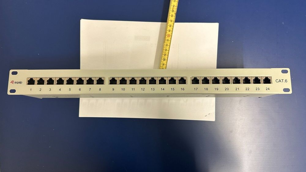 Patchpanel 24 Port, LSA, 1HE 19" Rack (Gebraucht) in Niederlenz für CHF ...