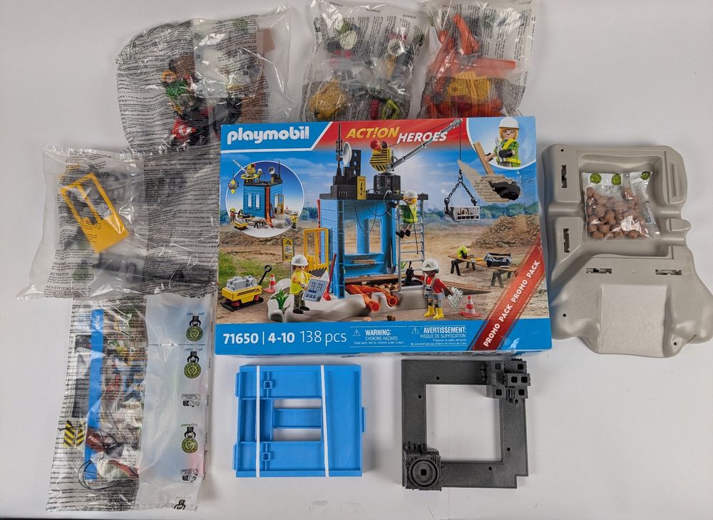 PLAYMOBIL Action Heroes Baustelle (Neu (gemäss Beschreibung)) in ...