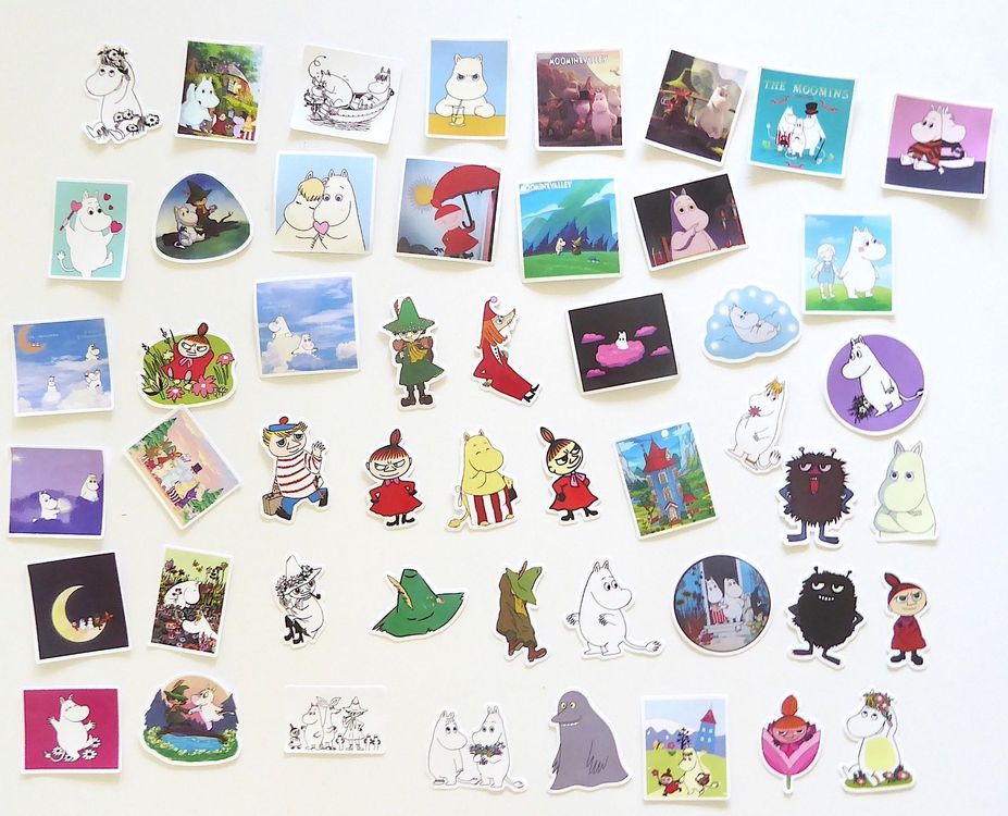 50 Aufkleber Mumins - Moomin | Kaufen auf Ricardo