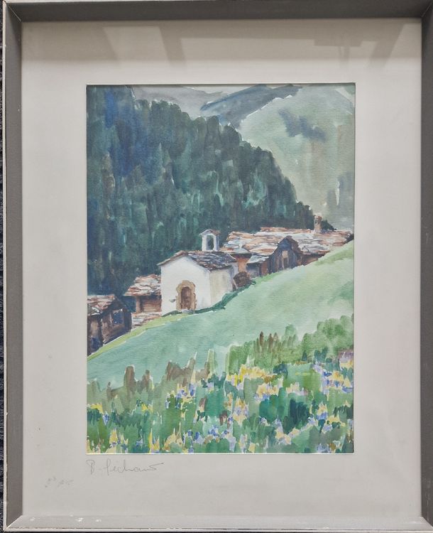 aquarelle de Paul Séchaud | Acheter sur Ricardo