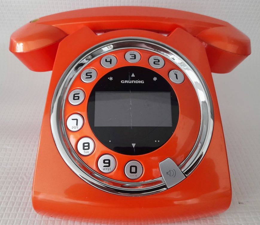 Grundig SIXTY Orange Retro Vintage Telefon (Gebraucht) in Zürich für ...
