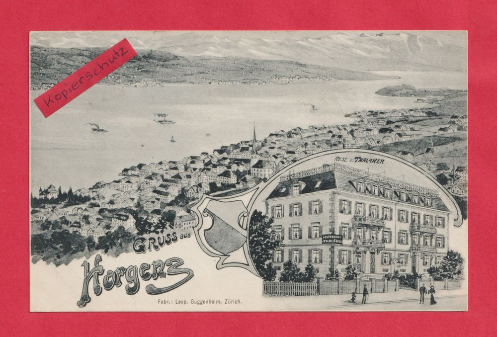 Gruss aus Horgen (ZH) "Horge an der Pfnüselküste" Zürichsee | Kaufen ...
