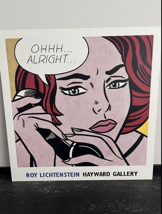 Roy Lichtenstein Poster "Ohhh...Alright..." gerahmt. | Kaufen auf Ricardo