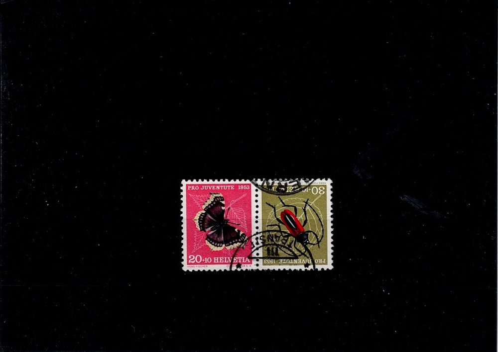 1953 aus PJ-Kehrdruckbogen K44 ʘ, Kat.60.- (Gebraucht) in Klingnau für CHF 2.5 – mit Lieferung ...