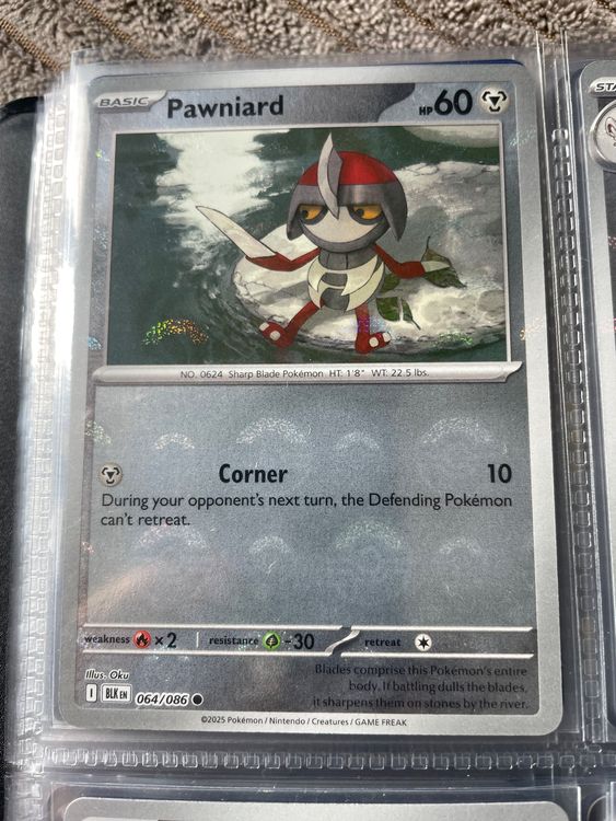 Pawniard Reverse Pokeball Black Bolt 064/086 (Gebraucht) in Eriswil für ...