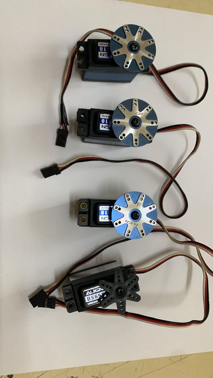 Align DS610 Digital DS650 Servo set und Horn 550 600 heli (Gebraucht ...