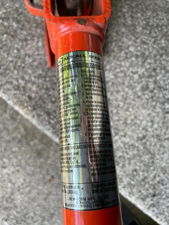 JackAll 8000, Wagenheber für Landrover etc. (Gebraucht) in Breitenbach ...