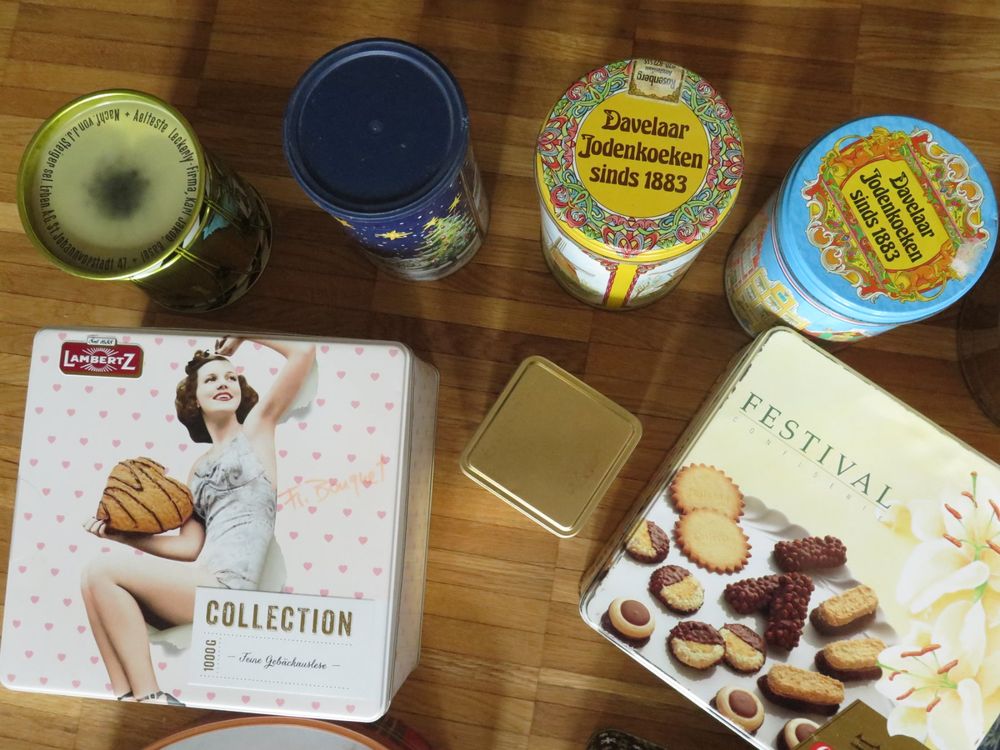 13 Blech - Büchsen - Guetzli - Läckerli - Ricola - Davelaar (Gebraucht ...