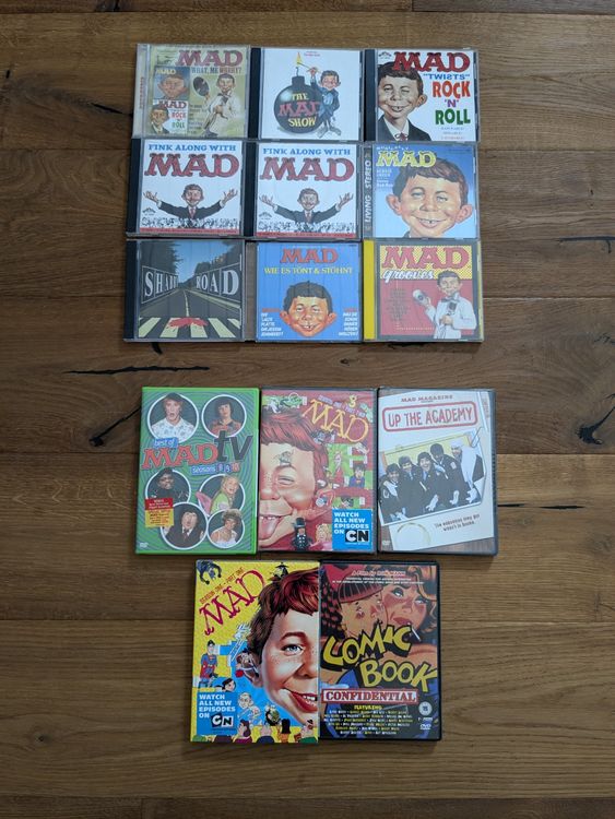 MAD Magazine 9 CD und 5 DVD Sammerstücke USA - MAD TV (Gebraucht) in ...